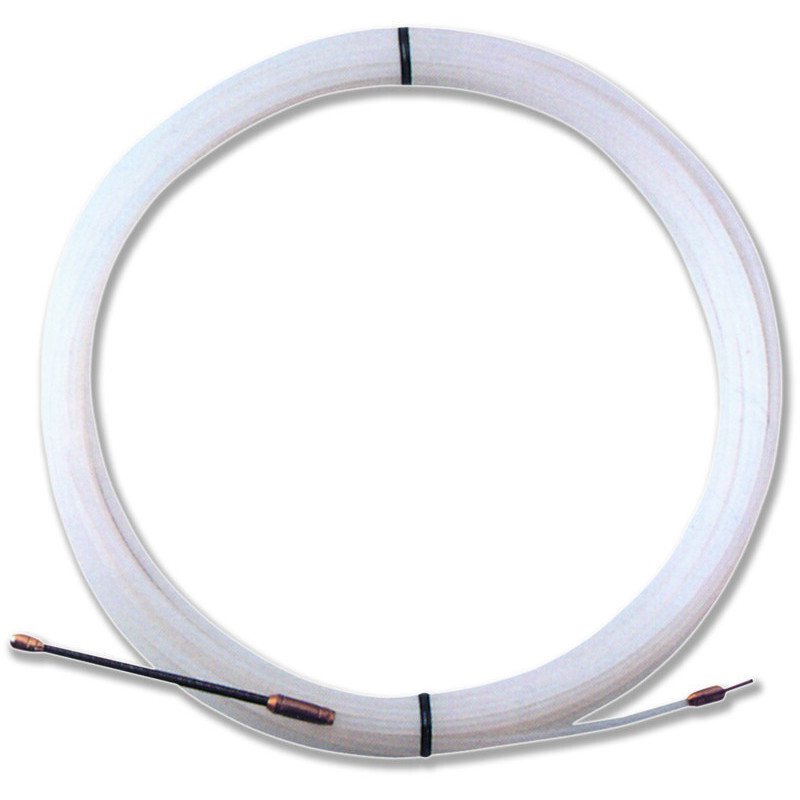 Tire fils en nylon, 3 mm2, 25 m, vrac. Blanc